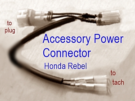 Accessory power connector – Rebel500